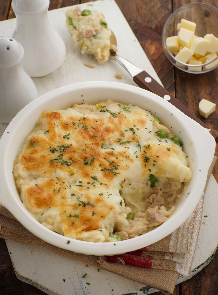 Cheesy Tuna Baked Rice – Silly Fish Indonesia